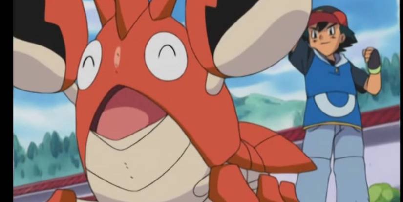 does ash's corphish evolve