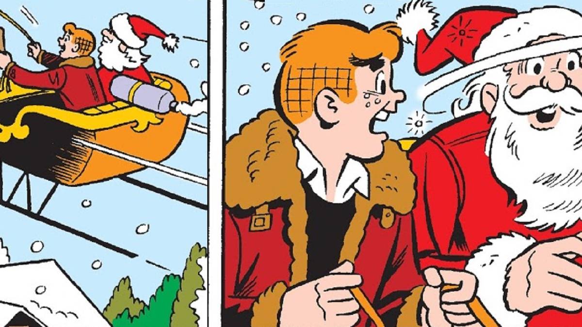 Archie And Santa Claus Get Their Hippie On By Gifting the World 'Love,' Man