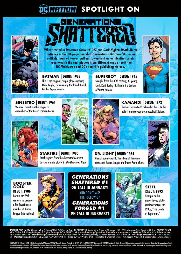 Which Batman, Superboy & More Star in DC's Generations Shattered
