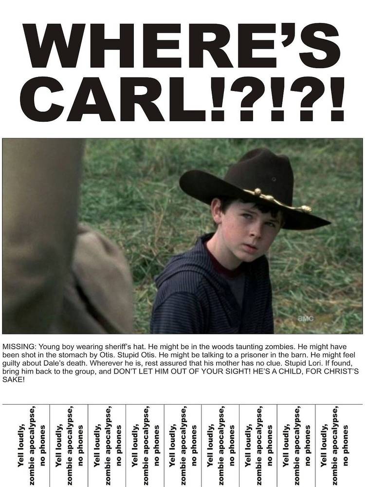 The Walking Dead: 10 Hilarious Carl Memes