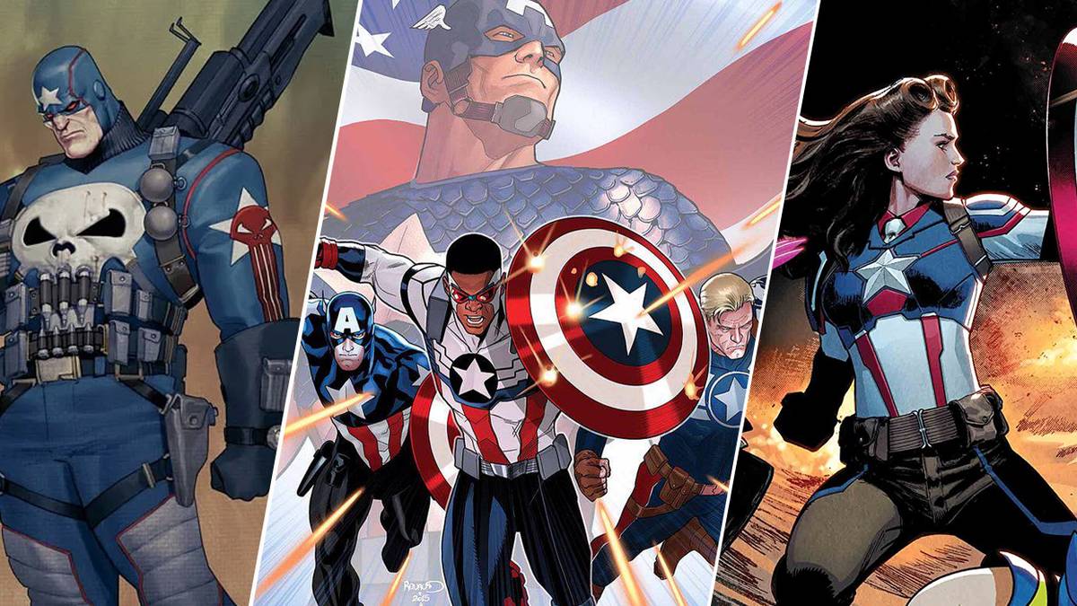 Every Marvel Character Who's Been Captain America (In Chronological Order)