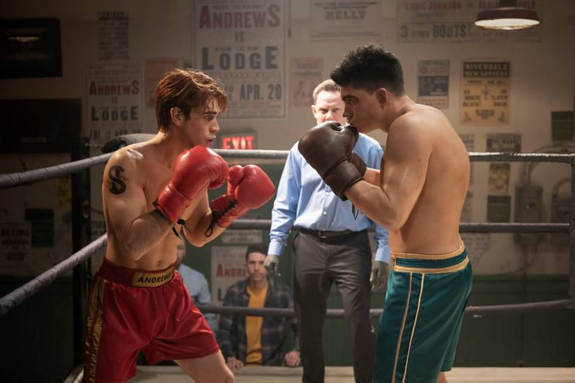 Riverdale Photos See Archie Step Into the Squared Circle