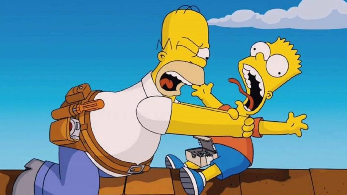 The Simpsons: The History of Homer Choking Bart