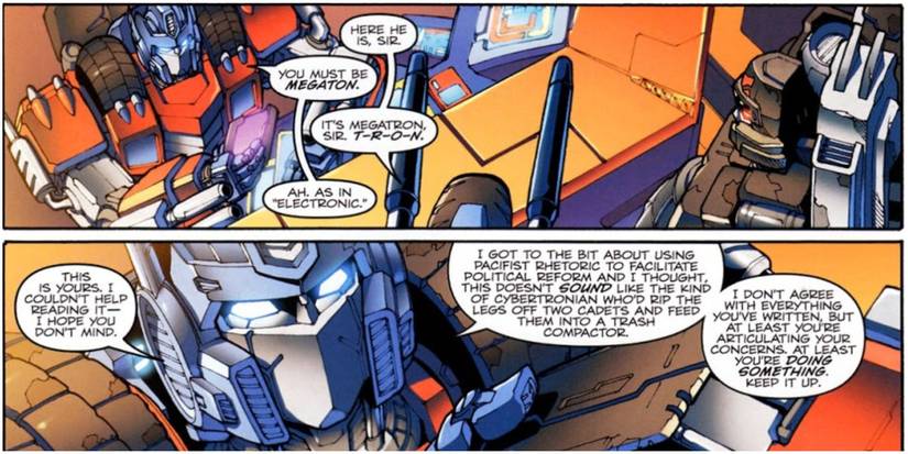 How IDW Defined Optimus Prime and Megatron's Relationship