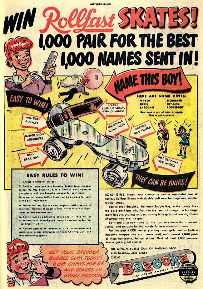 Just Why DOES Bazooka Joe Wear an Eyepatch?