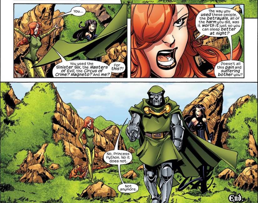That alternate universe comic with a great villain Dr.Doom moment ...