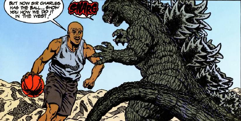 Godzilla vs Charles Barkley: Which Giant Won Basketball's Biggest ...