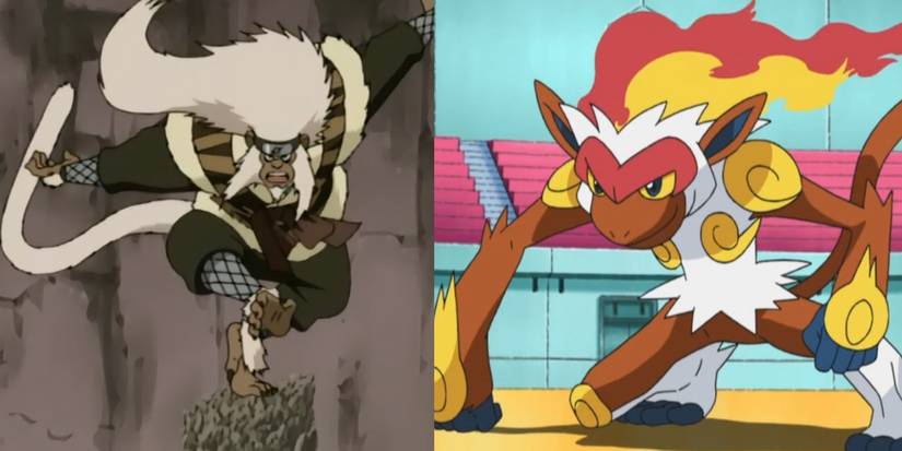 10 Pokémon That Resemble Naruto Characters