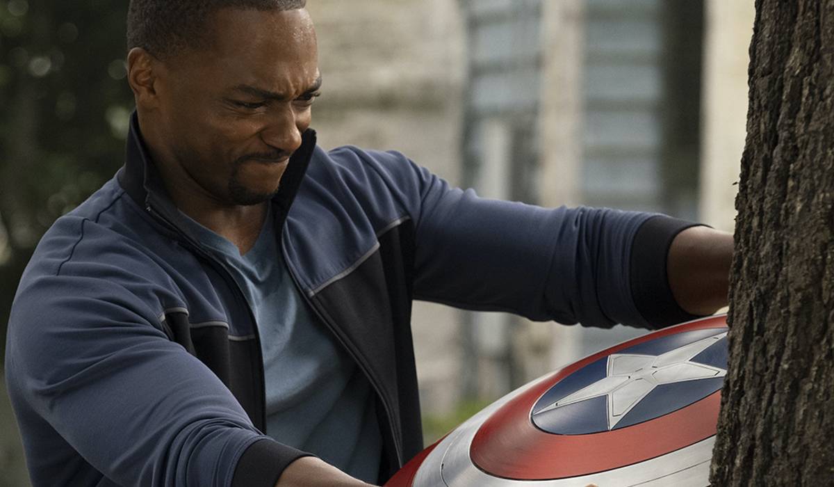 Entraînement D'anthony Mackie Falcon Falcon Et Le Soldat De L'hiver