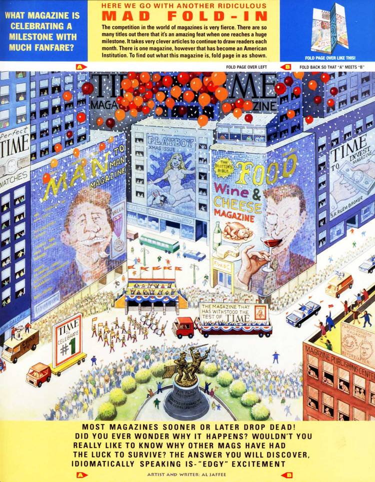 Celebrating His Mad Fold-Ins on Al Jaffee's 100th Birthday