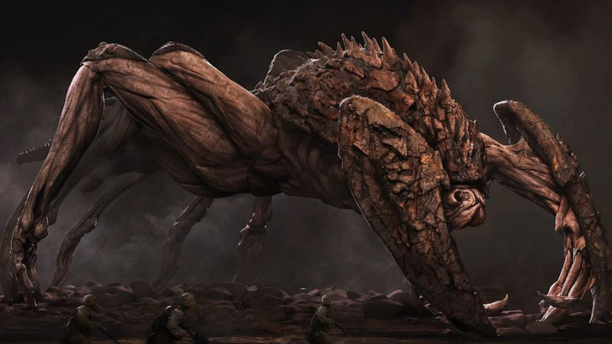 Godzilla vs. Kong Art Reveals Detailed Look at Hollow Earth's Crab Kaiju