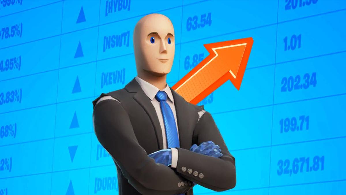Fortnite Adds the Reddit Fan-Favorite Stonks Guy