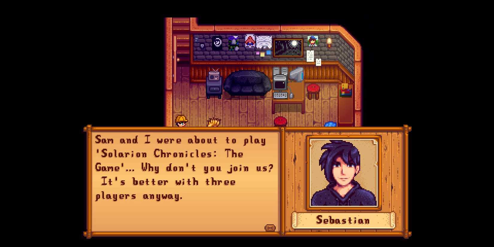 Stardew Valley's Sebastian Love & Friendship Guide