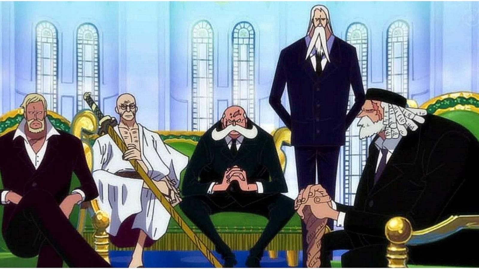 One Piece Chapter 1085 Resolves the Five Elders' Battle Prowess Argument