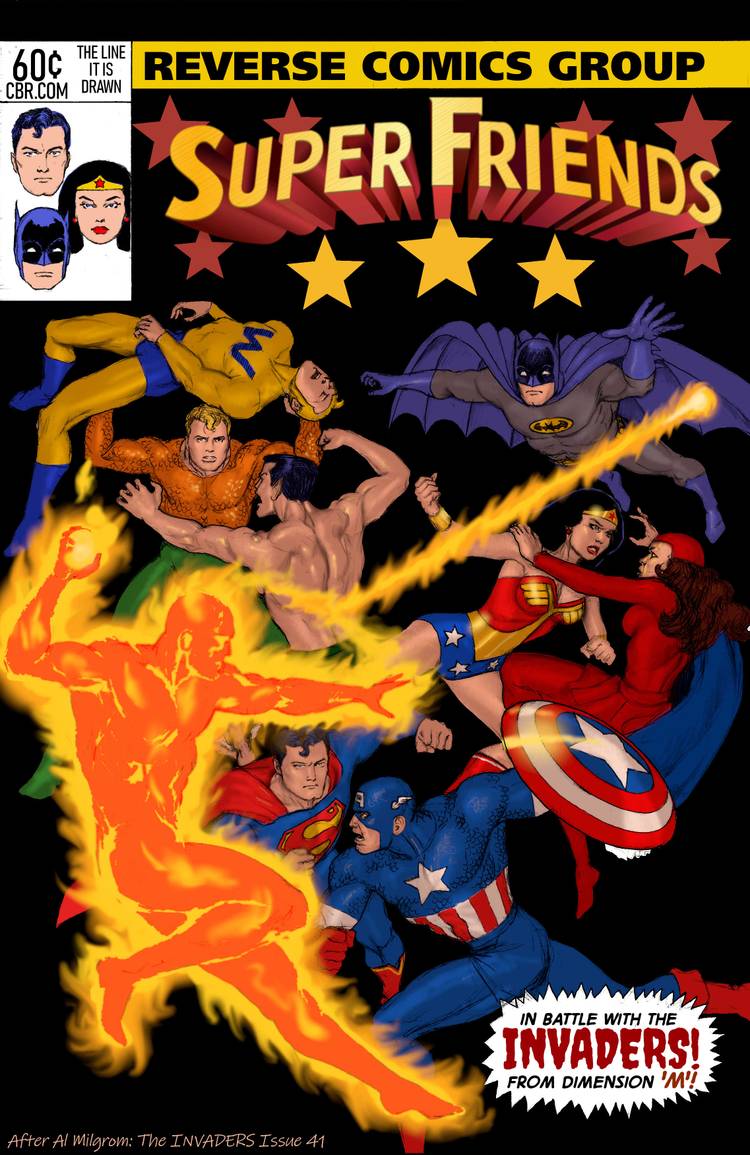 Line it is Drawn: Mirror Universe Classic Comic Book Covers