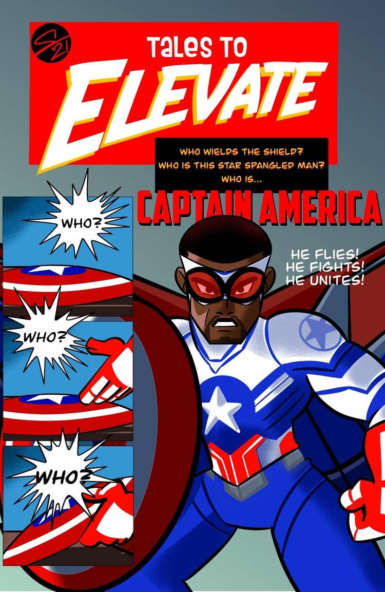 Line it is Drawn: The New Captain America Takes Over Classic Comic Covers