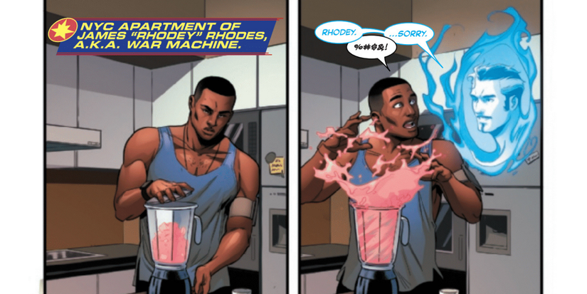 Captain Marvel: War Machine Is About to Step Back Into Her Life