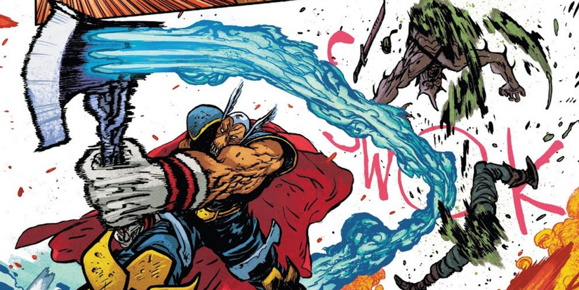 Marvel's Space Thor Beta Ray Bill Has an Ax God of War's Kratos Would Love