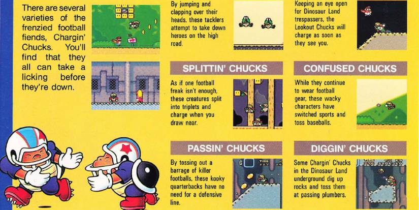 Mario: 10 Things You Didn't Know About Chargin' Chuck