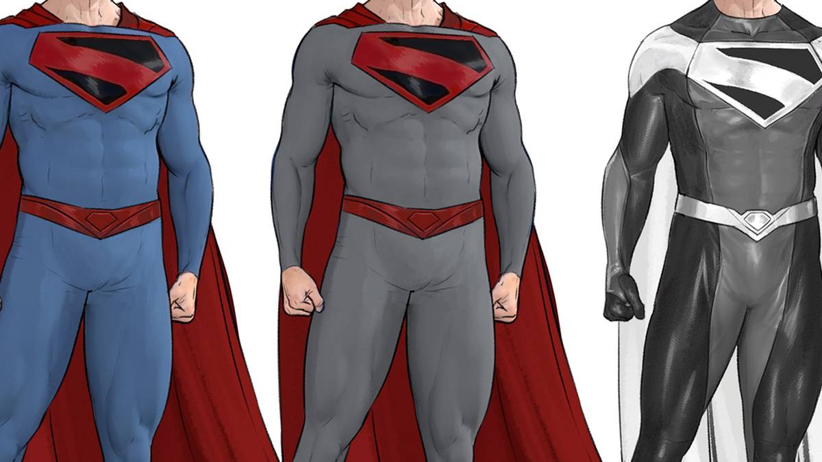 Superman Concept Art Reveals Old Man of Steel in New Costumes