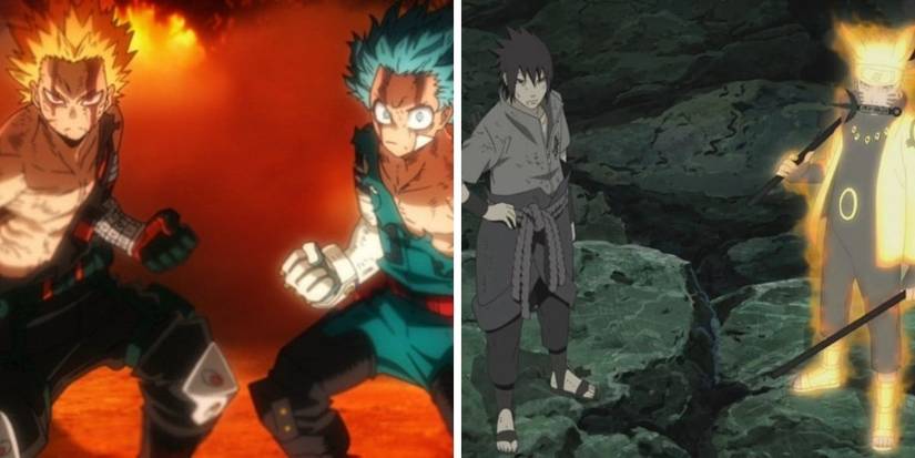 MHA: 5 Ways Bakugo & Deku's Friendship Is Similar To Naruto & Sasuke's ...