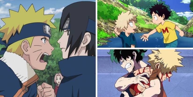 MHA: 5 Ways Bakugo & Deku's Friendship Is Similar To Naruto & Sasuke's ...