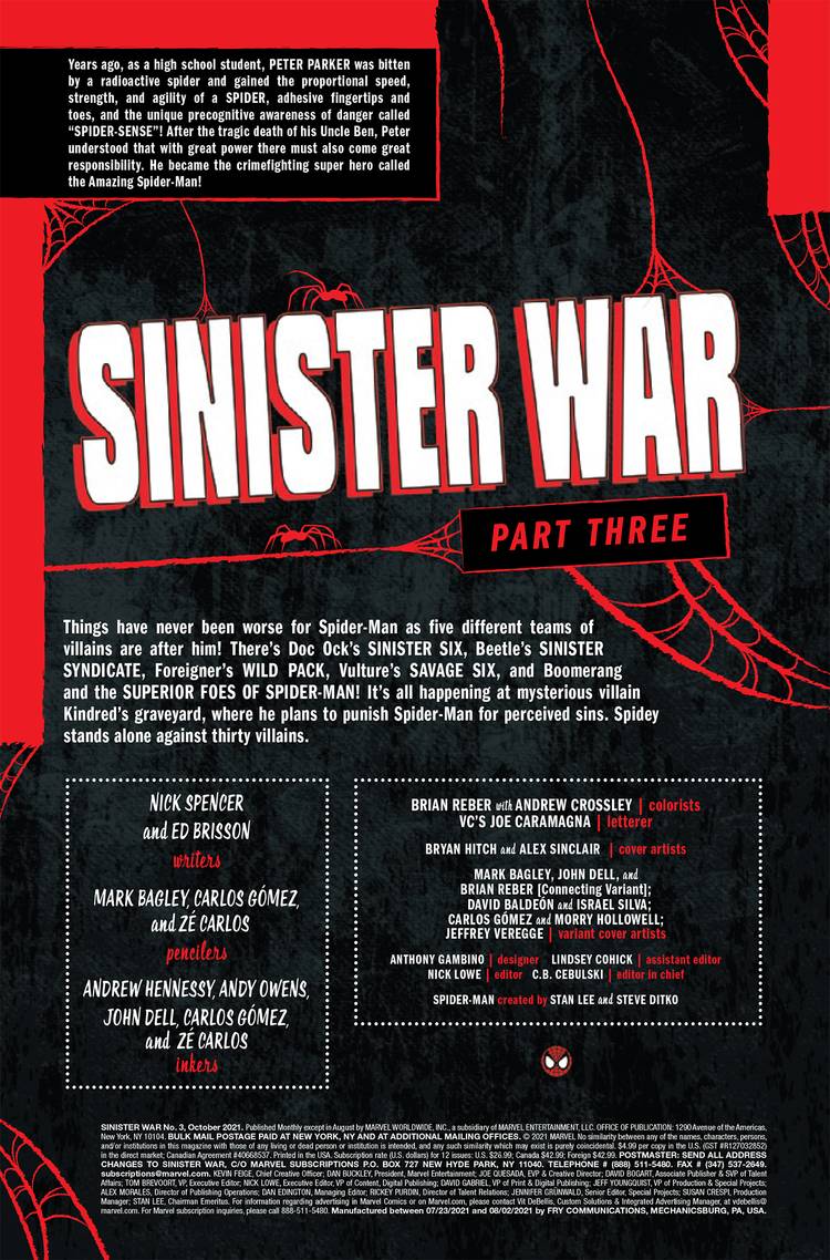 Spider-Man's Sinister War Goes Full-On Horror in Issue #3 First Look