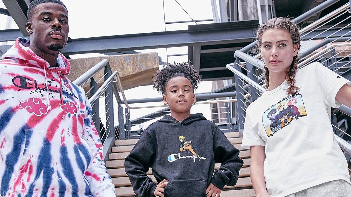 Naruto Shippuden Meets Champion in New Clothing Collab