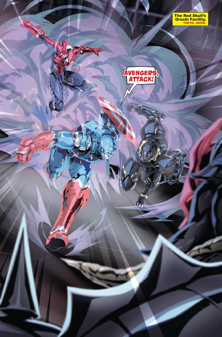 Avengers Test Drive Their Iron Man-Inspired Suits Against the Infinity ...
