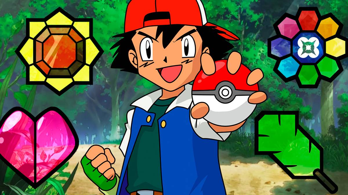 Pokémon: How Many Kanto Badges Did Ash Win Through Battles?