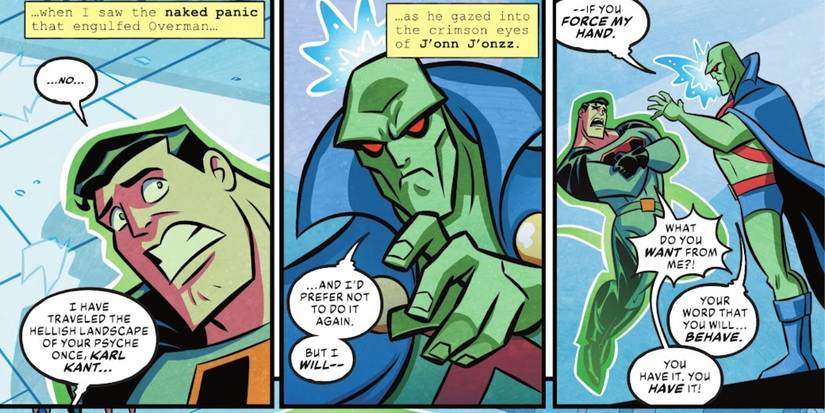 Justice League: Why Martian Manhunter Terrifies His Newest DCAU Foe