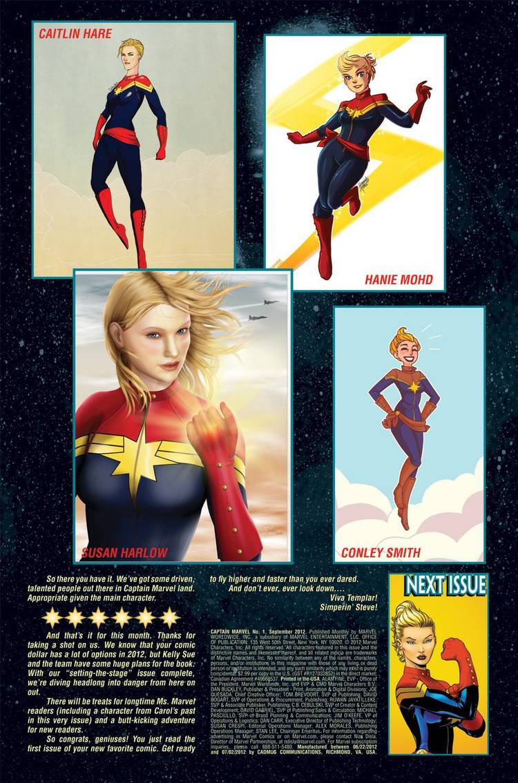 Captain Marvel's Iconic Costume Redesign Has a Bold Secret Origin