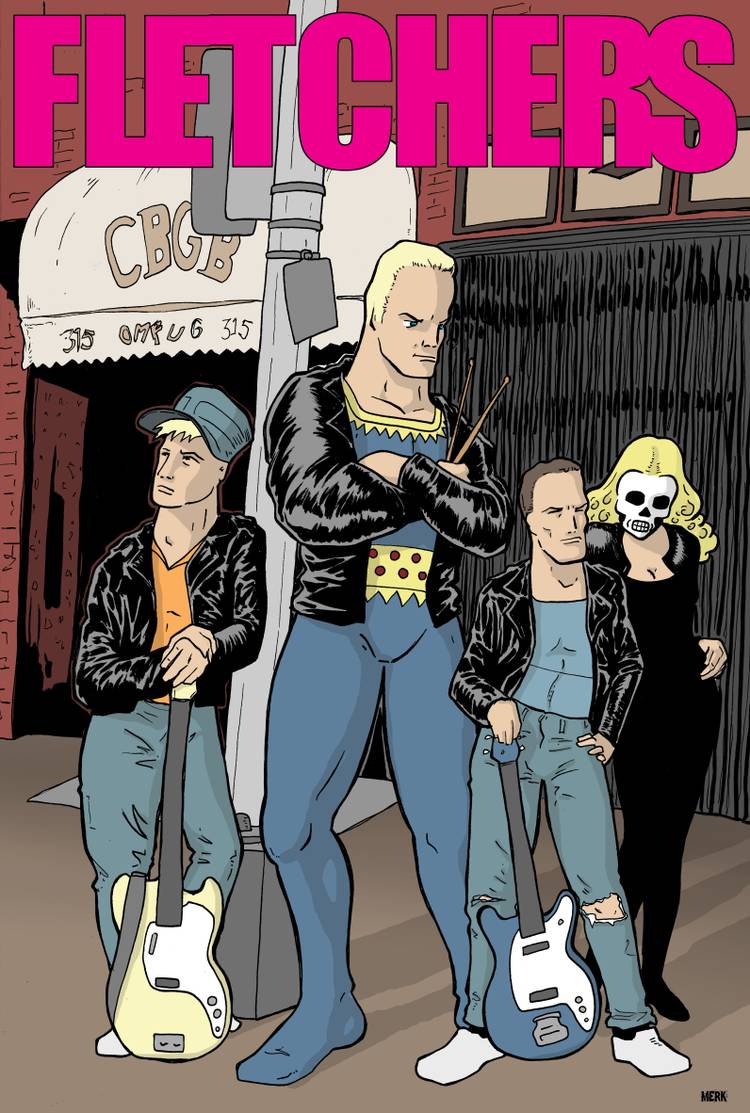 Line it is Drawn: Brand-New Comic Book Rock Bands