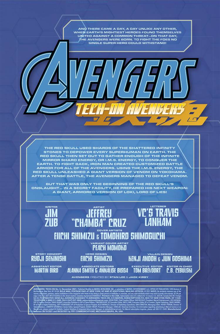 Marvel Introduces Loki's Mecha Incarnation in Tech-On Avengers