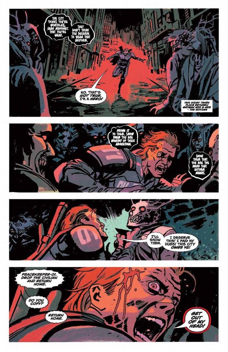Batman: Secret Files Writer Ed Brisson Reveals Peacekeeper-01's Epic Role