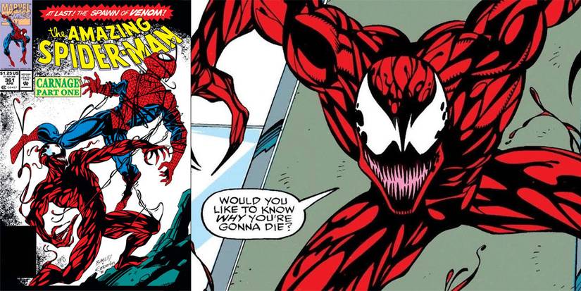 Carnage's First 10 Appearance In Marvel Comics (In Chronological Order)