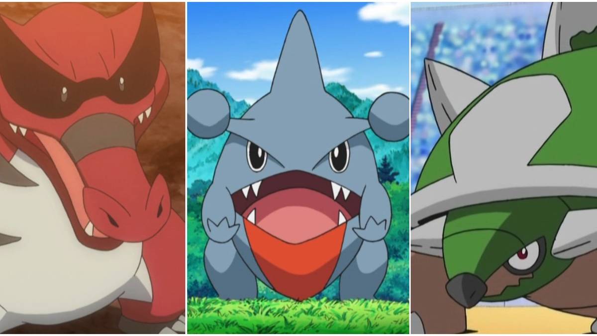 Pokémon: Every Ground-Type Ash Has Owned In The Anime, Ranked