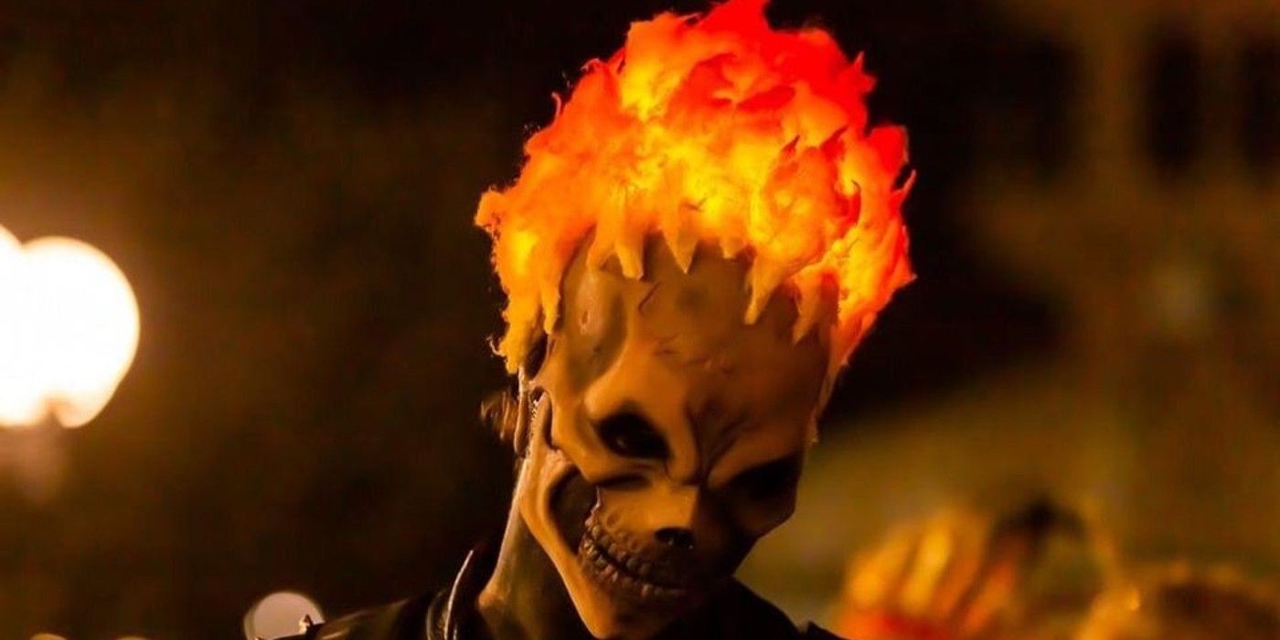 Ghost Rider Cosplay Includes a Downright Demonic Flaming Skull Effect