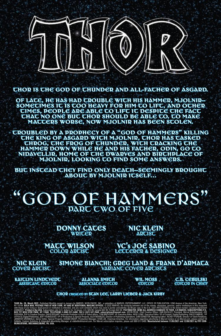 Marvel's Thor Kills Off a Key MCU Character