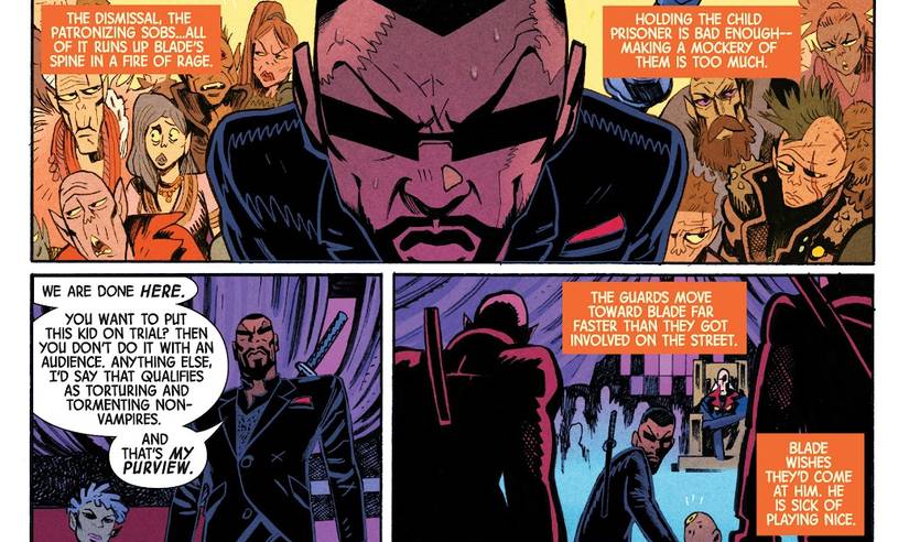Marvel's Blade & Dracula Team Up to Fight Aliens - And It's Super Fun