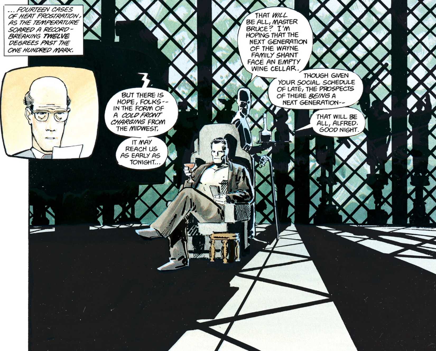 Alfred's First Reaction to Bruce Wayne Dressing up as Batman was Surprising