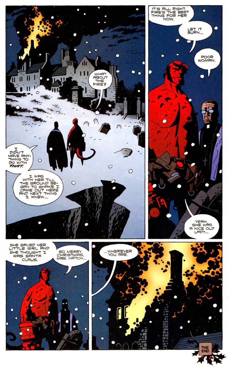Hellboy Defeats a Demon With the Power of...Christmas Eve?!