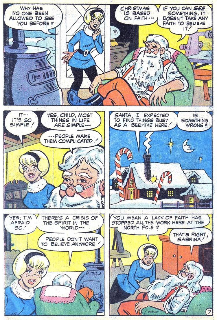 Sabrina the Teenage Witch and Santa Claus Discussed Faith - and It Got ...