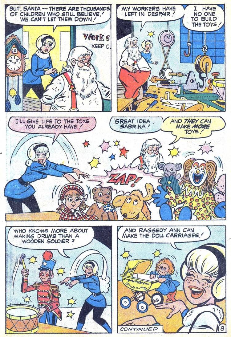 Sabrina the Teenage Witch and Santa Claus Discussed Faith - and It Got ...