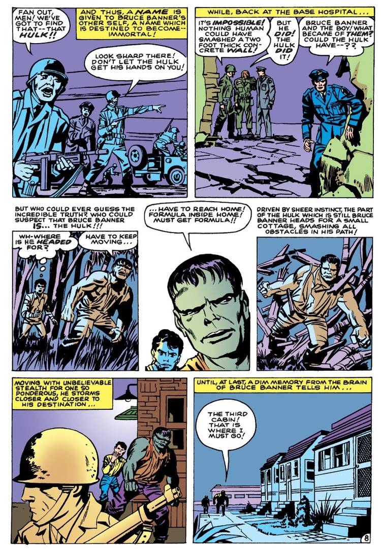 When Did the Hulk First Speak in Third Person?