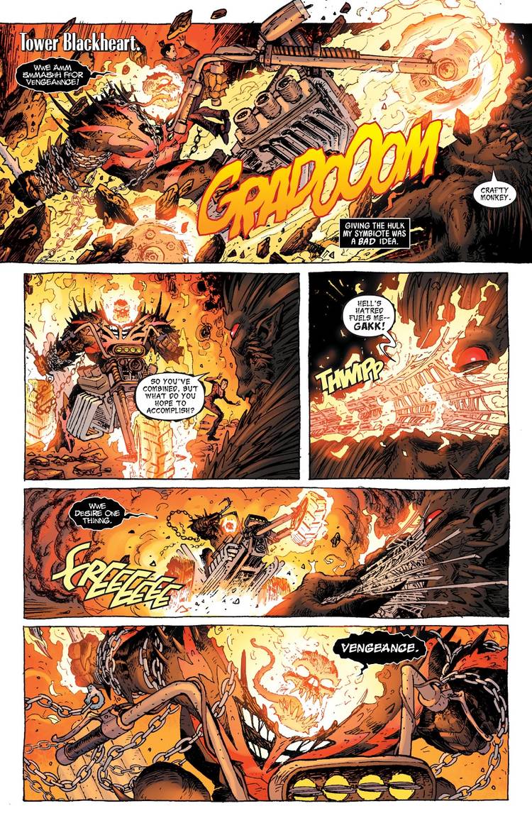 Marvel Once Merged Hulk, Venom & Ghost Rider Into One Bizarre Hero