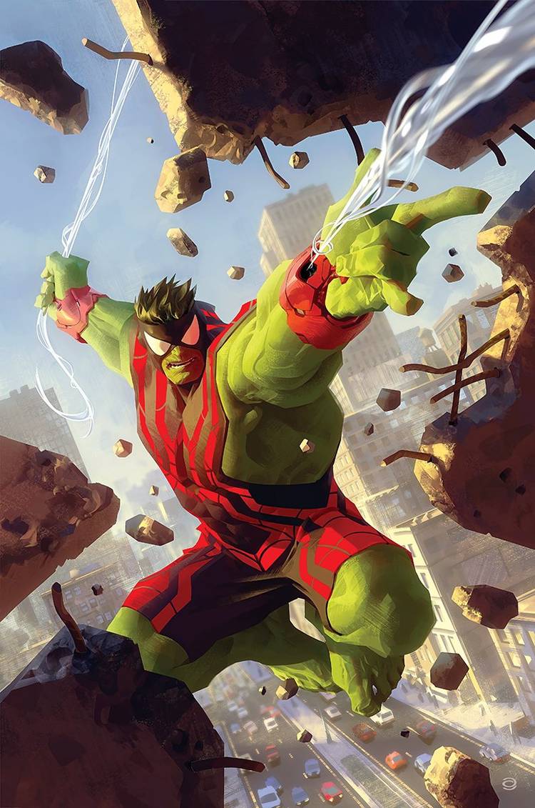The Hulk Becomes Marvel's Amazing Spider-Hulk In a Smashing New Variant ...