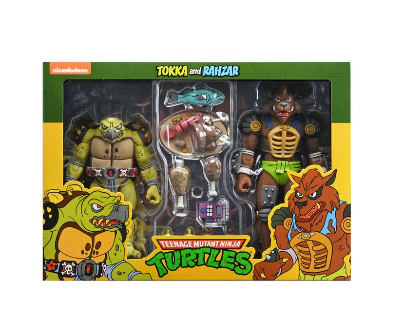 EXCLUSIVE: NECA Reveals TMNT Cartoon Tokka & Rahzar Action Figures