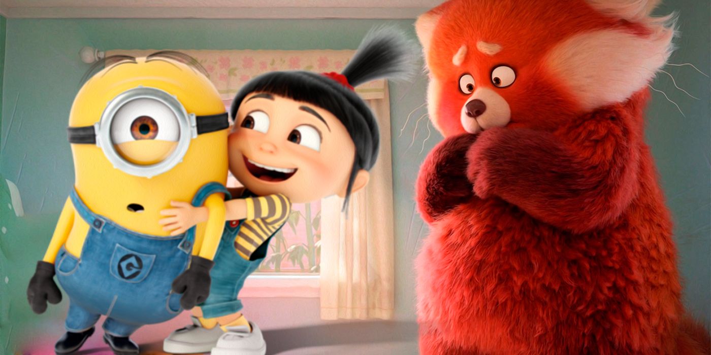 How Turning Red Puts a Dark Twist on Despicable Me's Agnes | CBR