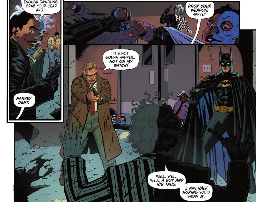 DC’s Two-Face Storms Gotham’s Police Headquarters in Batman ‘89 #5